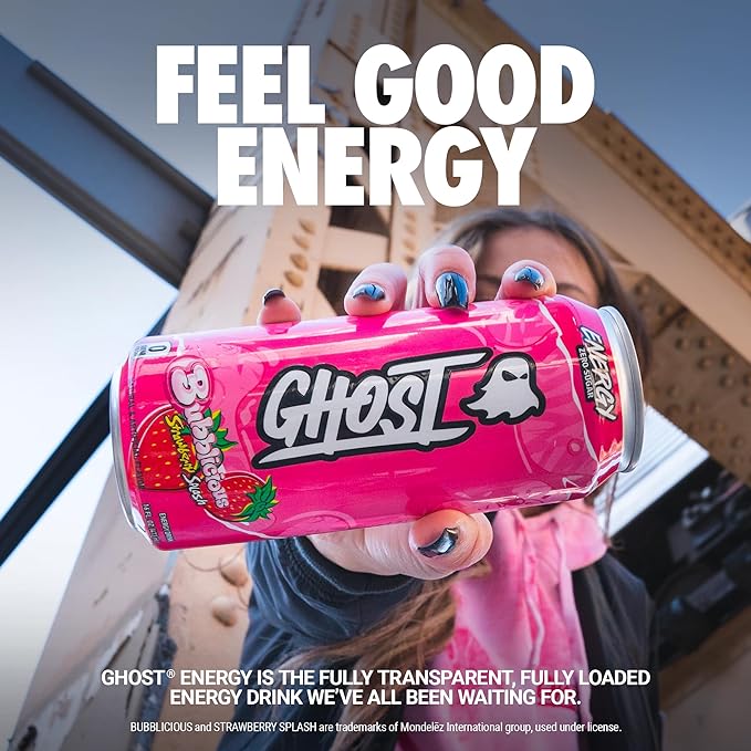 GHOST Energy Drink - Bubblicious Strawberry – PALS DISTRIBUTOR